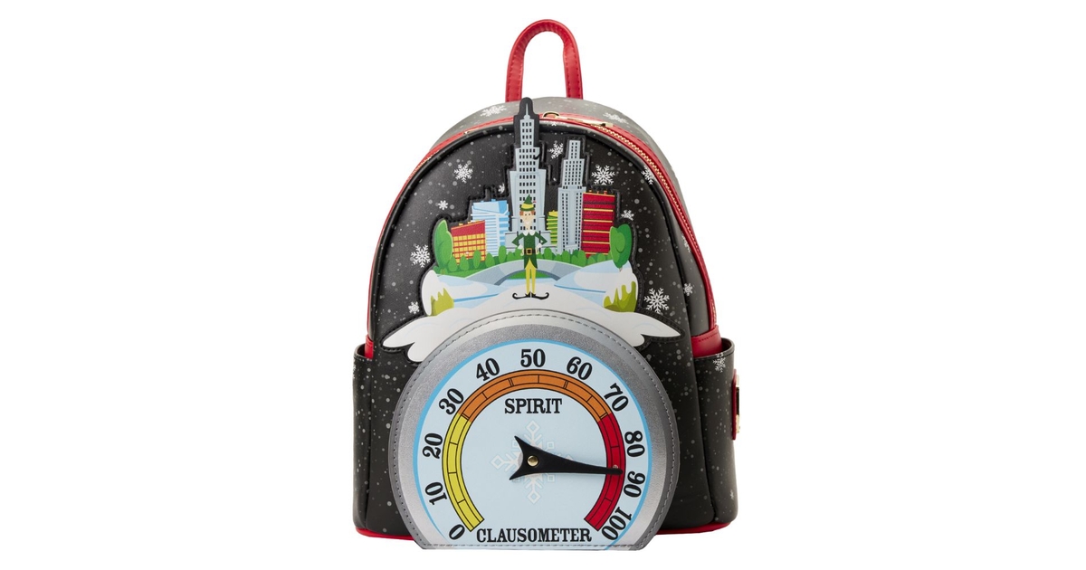Loungefly Warner Bros: Elf - Clausometer Light Up Mini Backpack ...