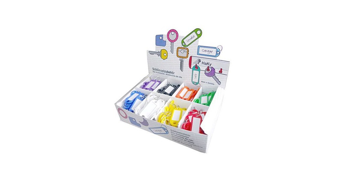Μπρελόκ Wedo fobs with S-hook in a display of 200 - Techstores.gr
