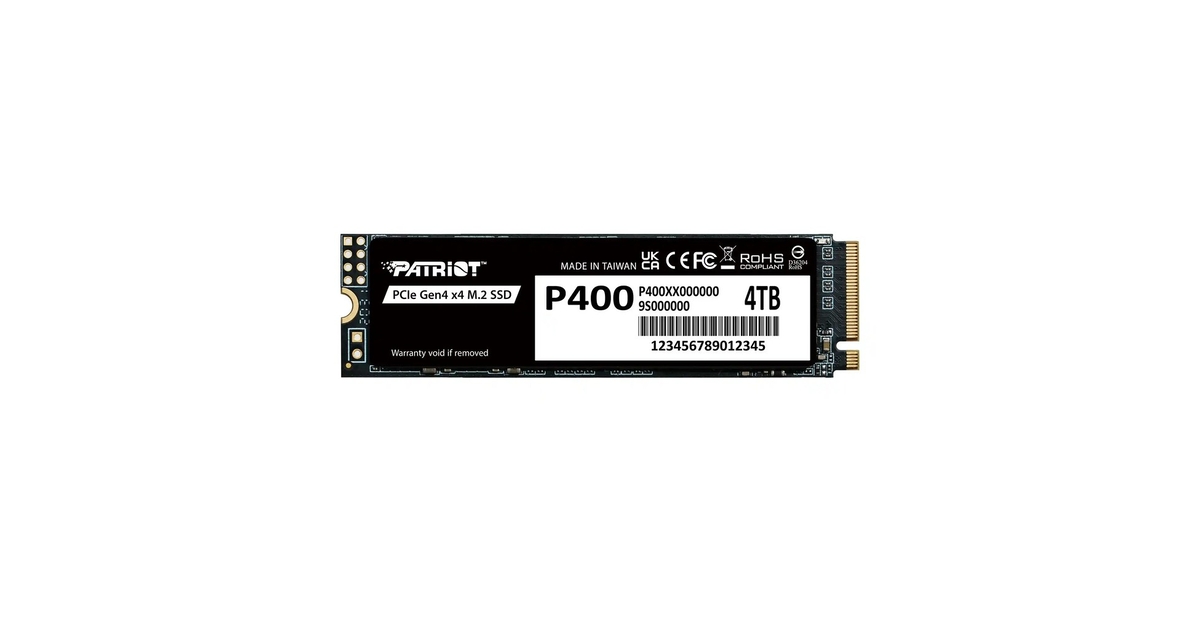 Σκληρός Δίσκος M.2 SSD 4TB Patriot Festplatte P400 LITE PCIe Gen4x4 ...