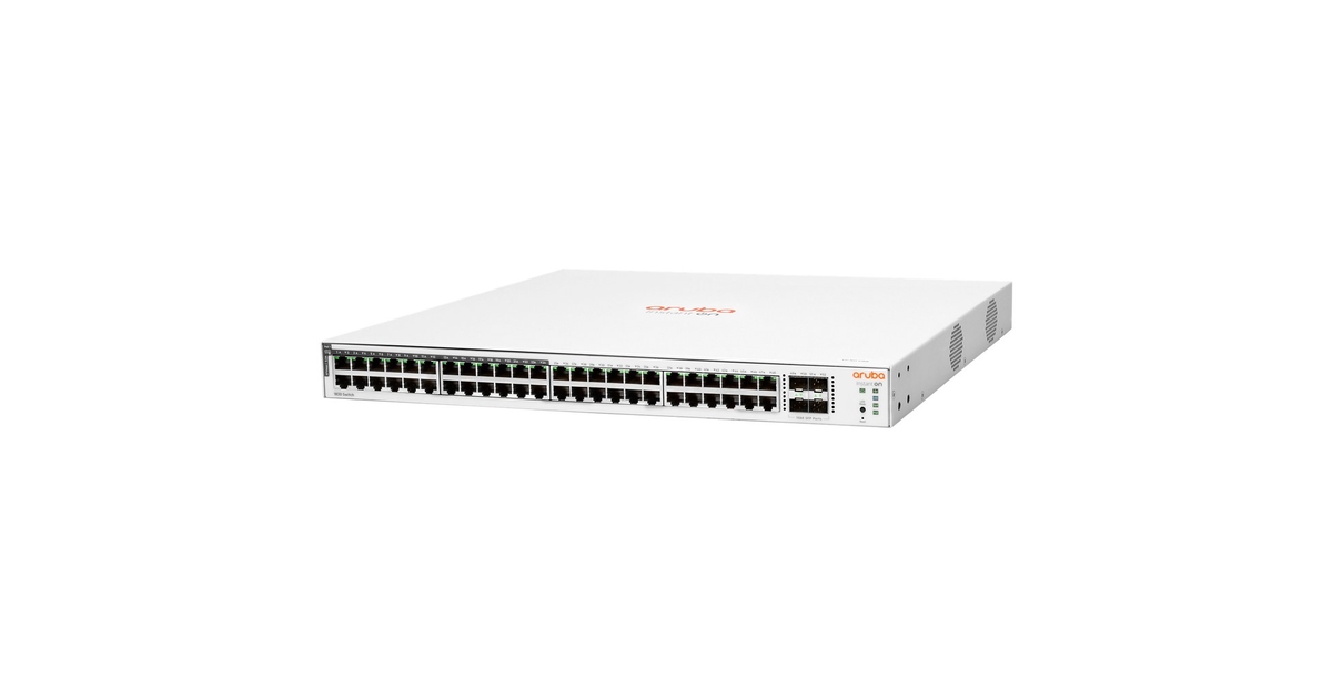 Network Switch HP Enterprise 48+4P Aruba 1830 48G PoE+ (370W) M RM ...