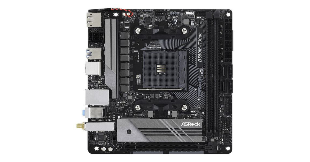 ASRock Motherboard ASRock B550M-ITX/ac - Motherboard - Mini-ITX ...