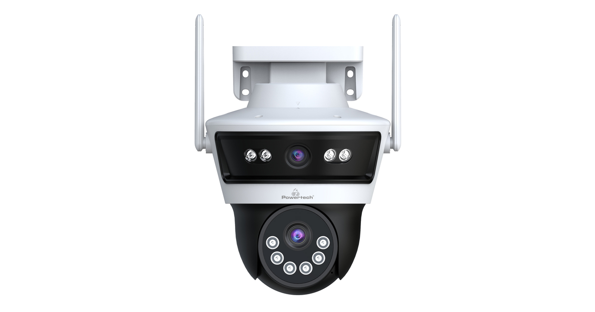 Powertech Κάμερα Παρακολούθησης Powertech Smart PT-1340, 3MP, dual lens ...